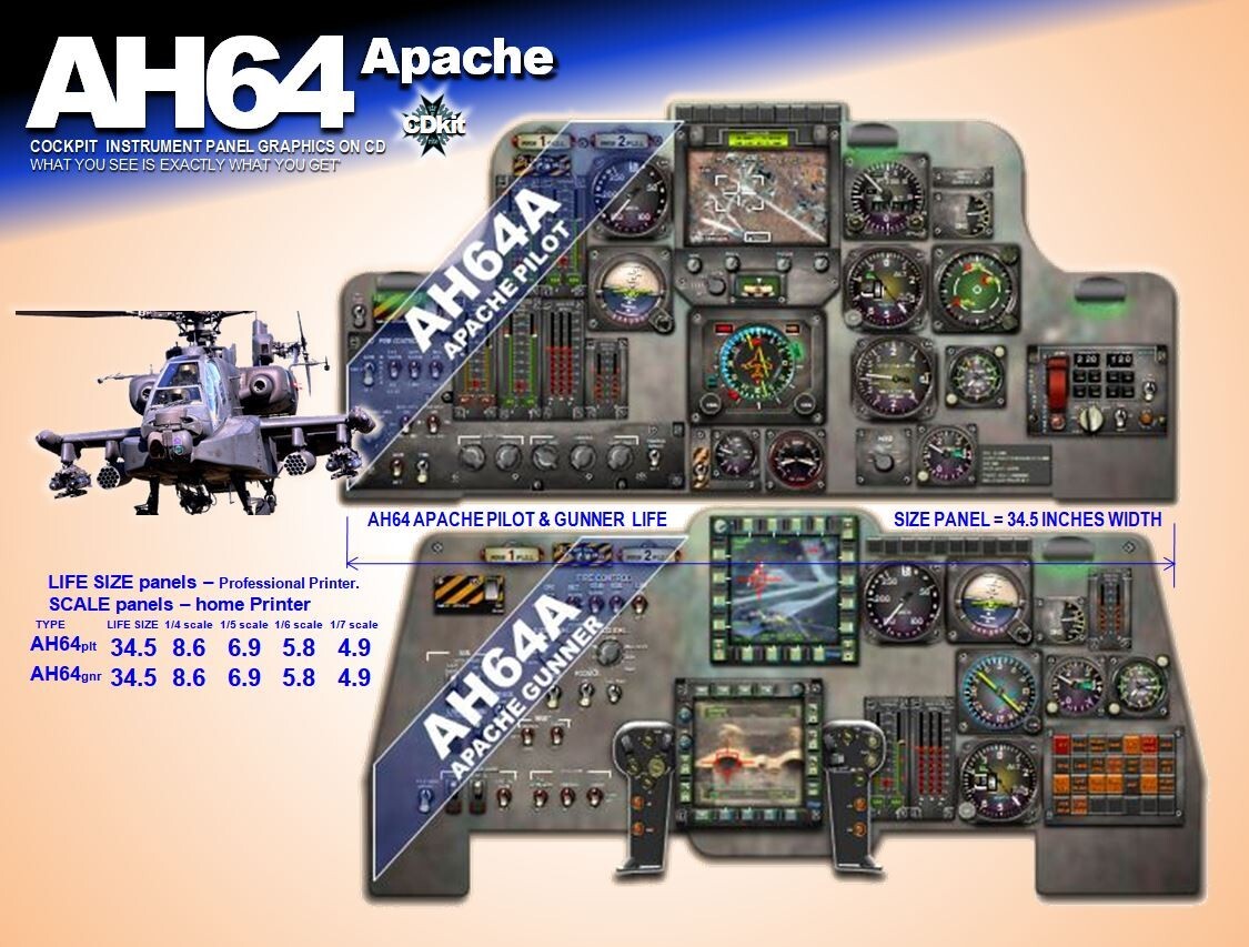 Ah 64 Apache Cockpit