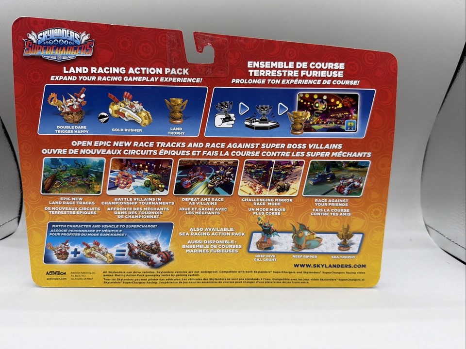 Skylanders Superchargers Land Racing Action Pack: Double Dare Trigger ...