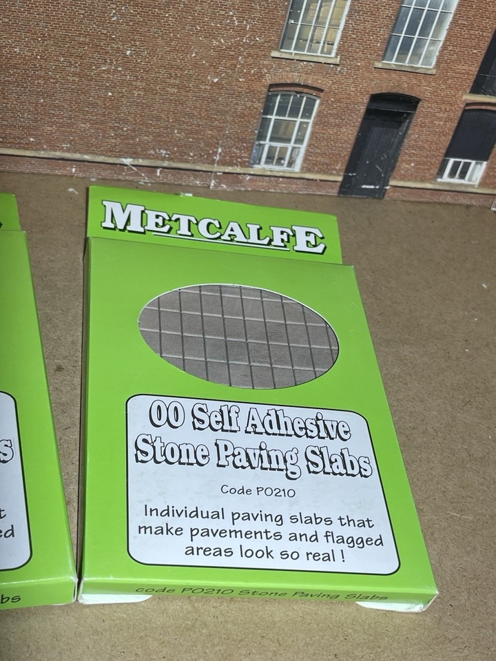 Metcalfe OO Gauge Model Railway PO210 Self Adhesive Paving Slabs | eBay UK