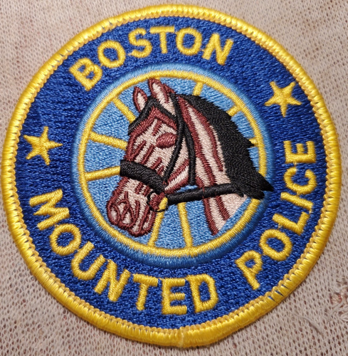 MA Boston Massachusetts Mounted Police Patch | eBay