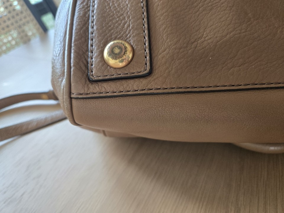 Marc by Marc Jacobs 2way shoulder bag tan tote leather gorgeous | eBay