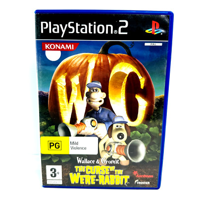 Wallace & Gromit The Curse Of The Were-Rabbit Sony Playstation 2 PS2 ...