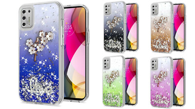 For Motorola Moto G Stylus 4G XT2115DL 2021 Floral Ornament Case Phone ...