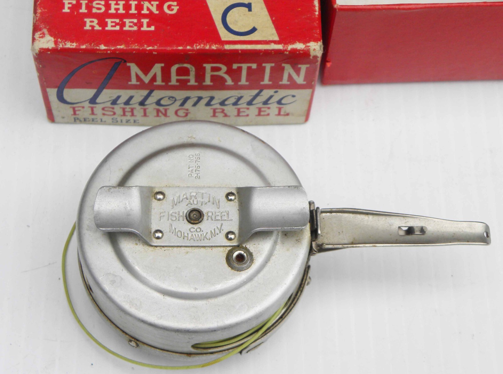 Vintage Early Martin AUT' Automatic Fly Fishing Reel with Pamphlet and ...