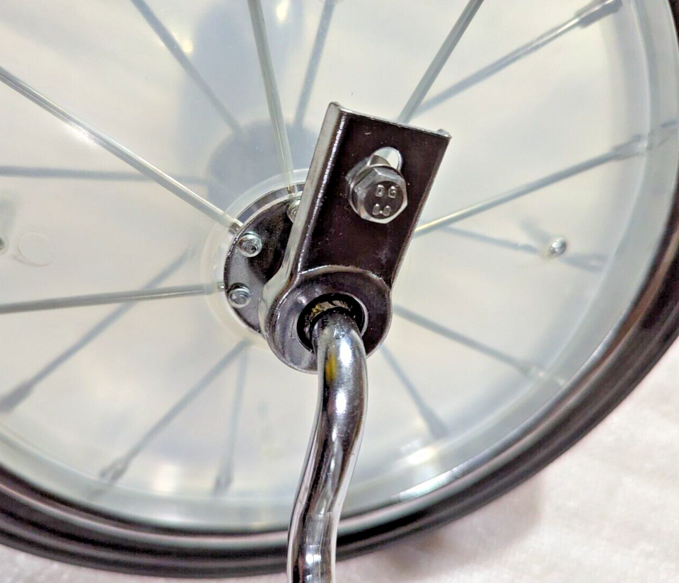 Tricycle Replacement Front Wheel Rubber Tire Metal Spokes Metal Pedals ...