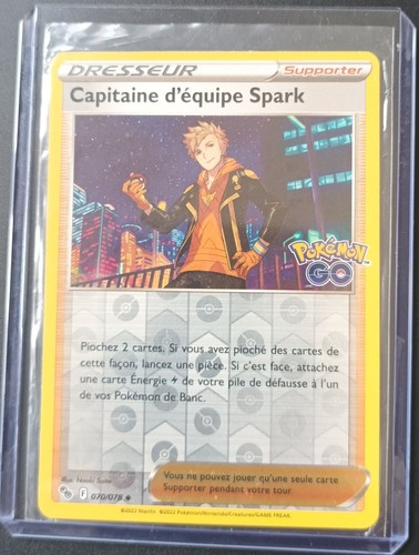 Carte Pokémon REVERSE Capitaine d'Equipe Spark 070/078 EB10.5 Pokémon Go FR NEUF | eBay