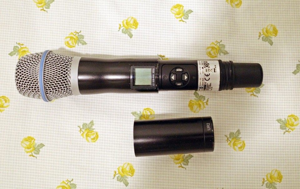 shure ur2 l3 band microphone with capsule | eBay