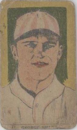 1923 Little Wonder Picture Series Strip Cards - W515-1 - George Sisler ...