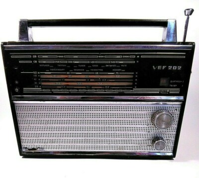 RADIO RARE VINTAGE VEF 202 SOVIET USSR TRANSISTOR | eBay