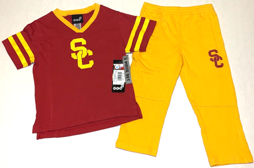Two Piece USC Trojans Southern Cal Sleepwear Pajamas Set New NWT Baby ...