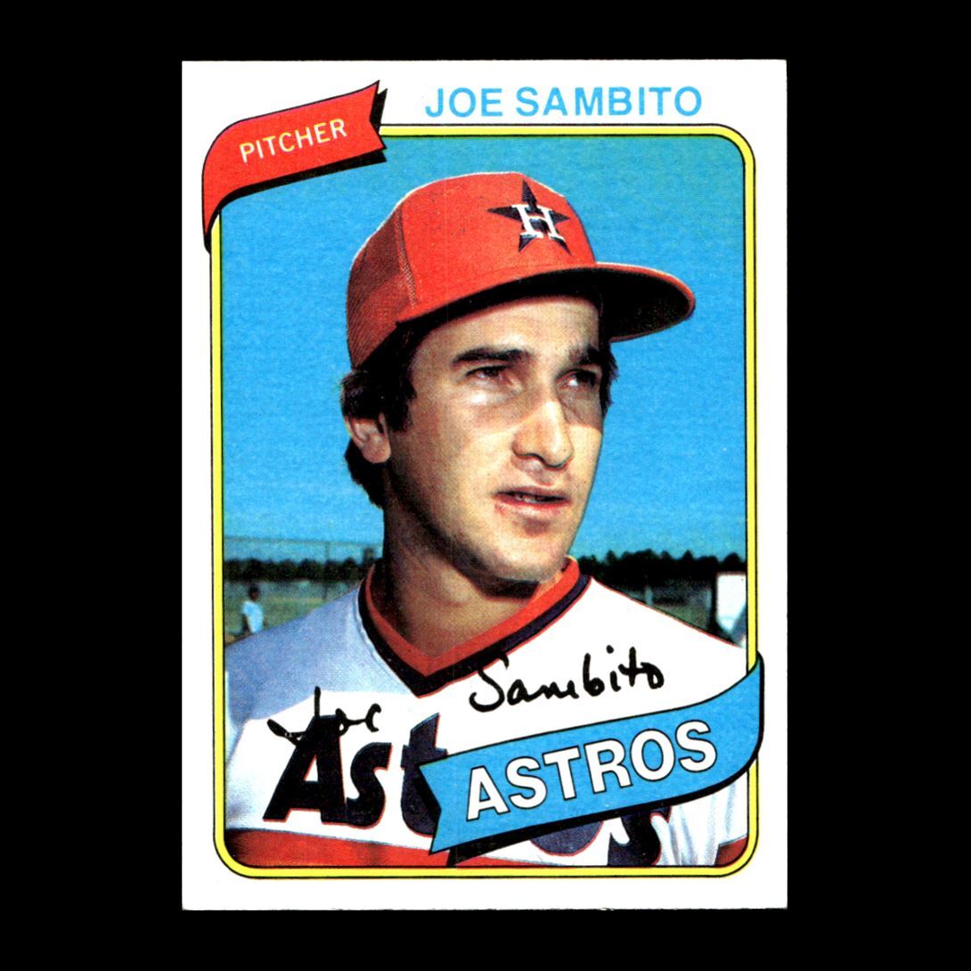 Joe Sambito 1980 Topps Houston Astros #571 R312G 30 | eBay