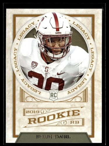 2019 Panini Legacy Bryce Love Rookie Stanford Cardinal #145 | eBay