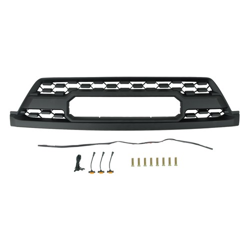Car Front Grill For 2002-2005 TOYOTA 4RUNNER Black W/LED LIGHTS | eBay