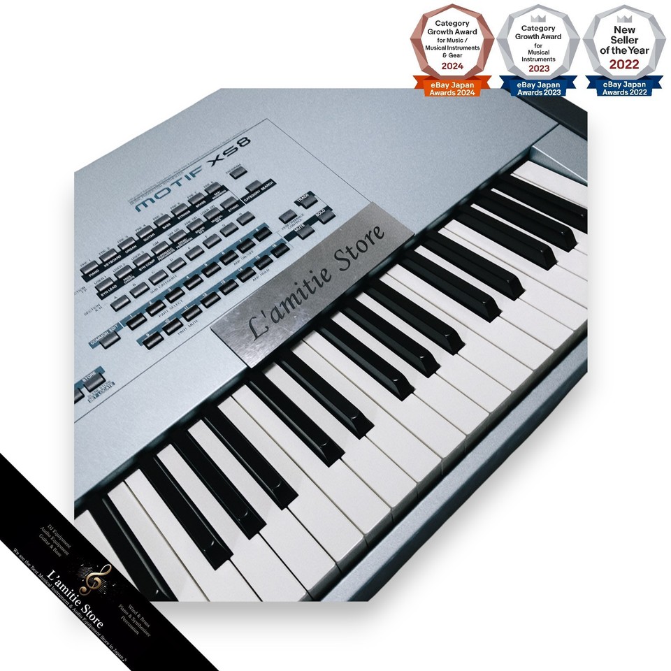 Yamaha Motif XS8 88 Keys Keyboard Synthesizer Music Workstation Digital ...