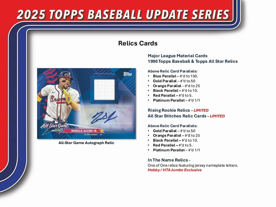 Hunter Bigge TB 2025 Topps UPDATE 5 JUMBO Case (30 Box) Player Break#6 ...