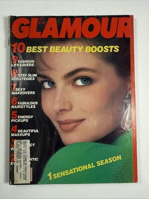 Glamour Magazine December 1986 US American Edition-Paulina Porizkova | eBay