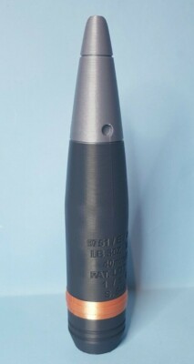 Replica L70 Bofors shell, Full colour plus factory markings. 3D Printed ...