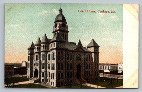 Postcard Missouri Carthage Court House Unposted K931 | eBay