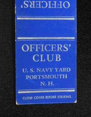 1940s Federal Match Officers' Club U.S. Navy Yard Portsmouth NH ...