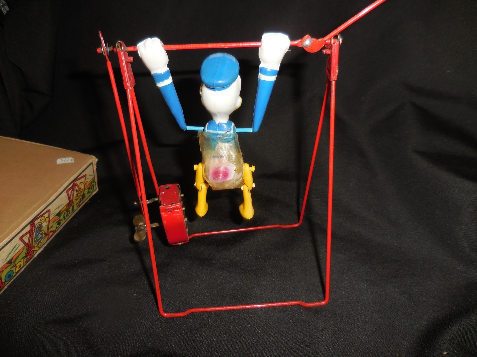 Linemar Celluloid Windup Donald Acrobat Walt Disney Gym-Toys W/Box | eBay