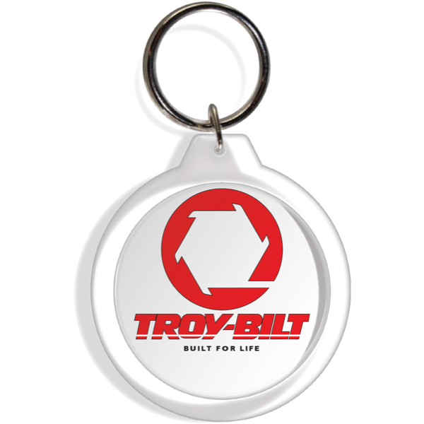 Troy-bilt garden tractor keychain keyring yard lawn mower part holder ...
