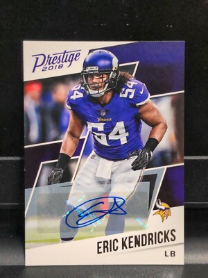 2018 Panini Prestige Eric Kendricks Auto #155 Autograph -Minnesota ...