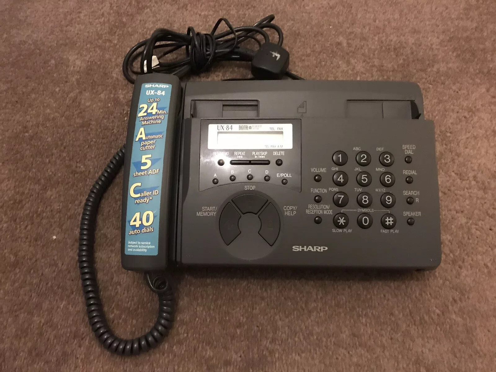 Sharp UX - 84 Fax Machine | eBay UK