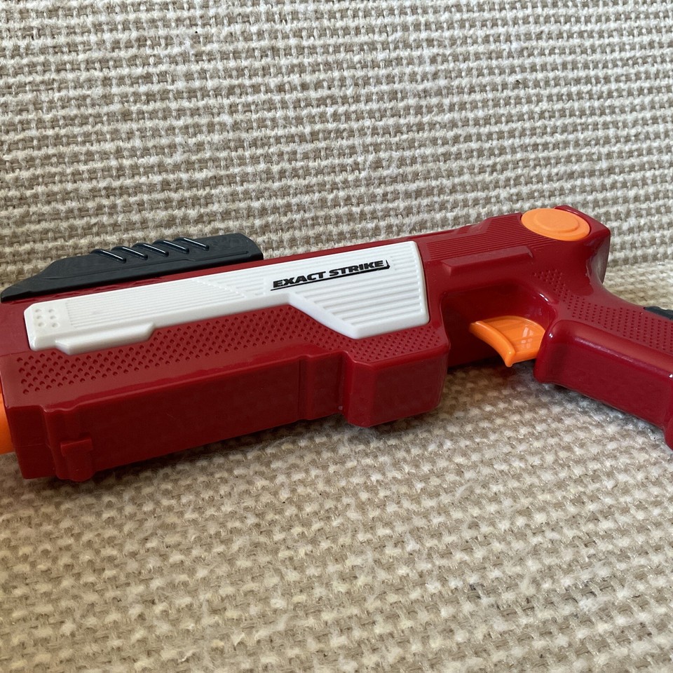 Buzz Bee Toys Red Exact Strike Foam Dart TOY Gun Pump Action! | eBay