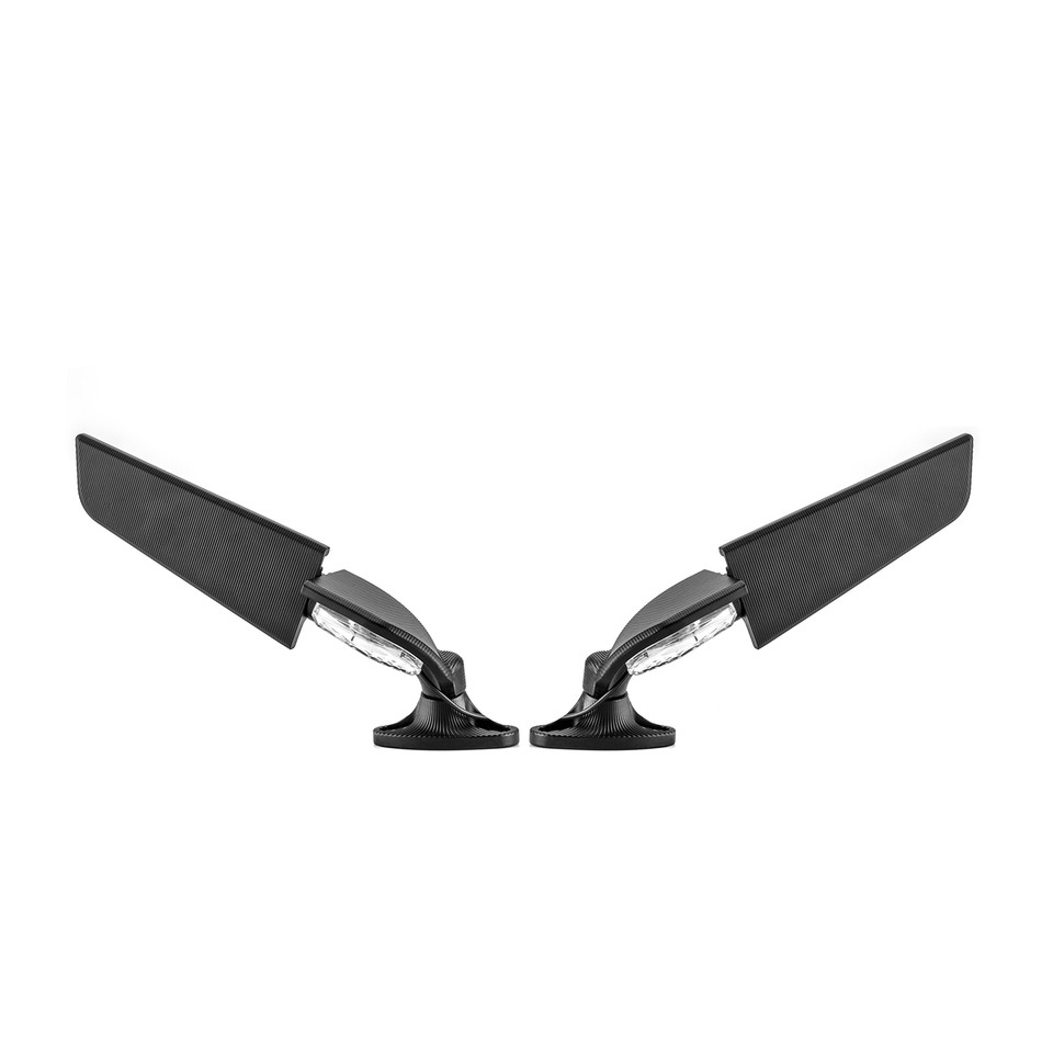 Adjustable Rearview Wind Wing Mirrors LED Turn Signals For Yamaha R3 ...