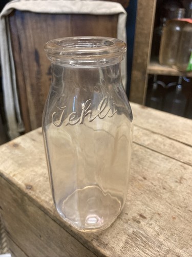 Vintage Half Pint Milk Bottle Gehl’s Dairy Milwaukee Wisconsin Gehls | eBay
