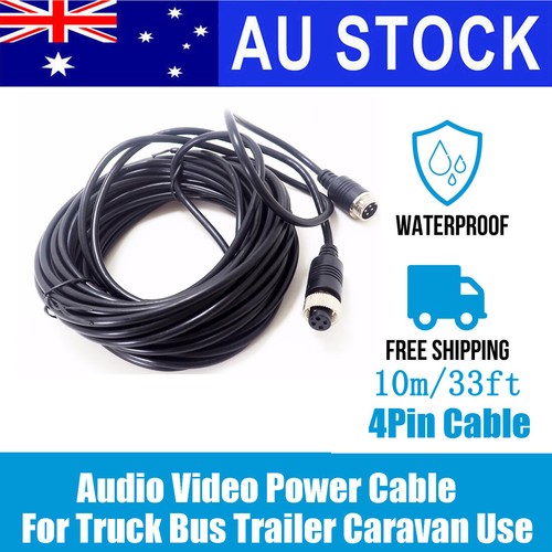 4Pin Aviation Extension Cable For Truck Caravan Rear View Reverse ...