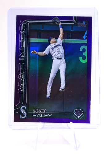 2025 Topps Series 2 LUKE RALEY Purple Holo Foil /250 Seattle Mariners ...