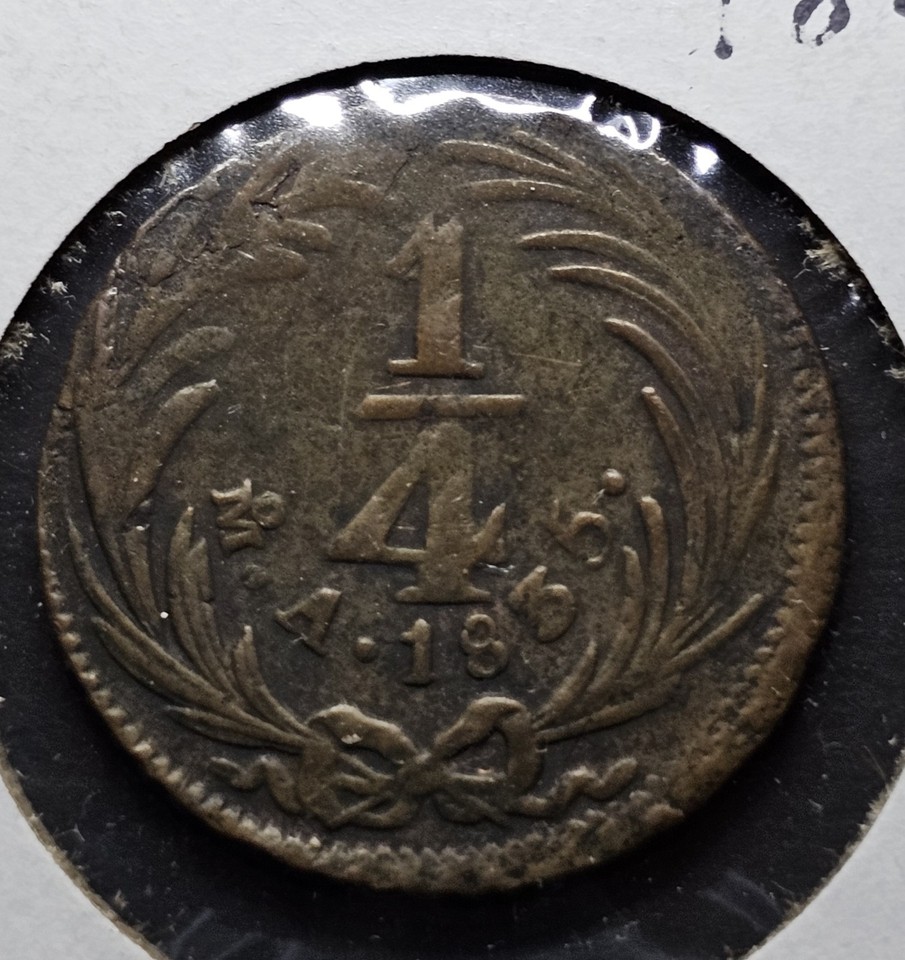1835 Mexico 1/4 Real, "Quarto/Quartilla" KM# 358 Mo | eBay