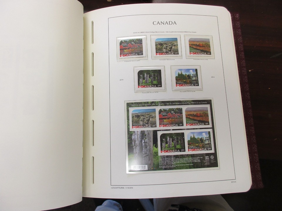 Canada Collection in 5 Lighthouse albums Face $995 + 619 Permanent ...