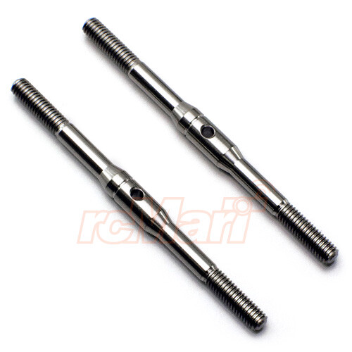 Kyosho Titanium 50mm Adjust Rod 2 pcs Silver #92416 | eBay
