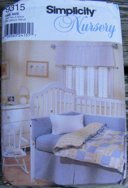 Simplicity Sewing Pattern 9315 Babies' Shabby Chic Nursery Uncut for ...