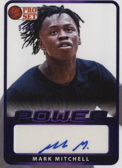 2021-22 Leaf Pro Set Power - Portrait Autographs Mark Mitchell #PA-MM1 ...