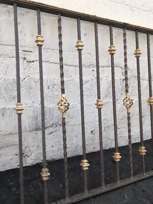 Beautiful Iron Railing 12 Feet X 38 Interior Spanish Style Railing | eBay