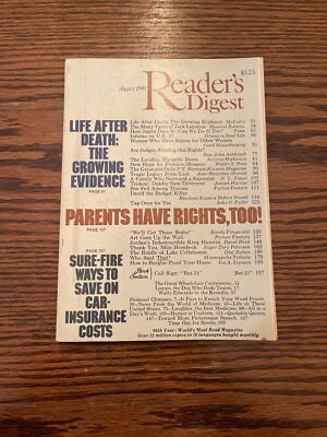 Reader's Digest Magazine August 1981 Lilian MacKendrick Vintage Ads ...