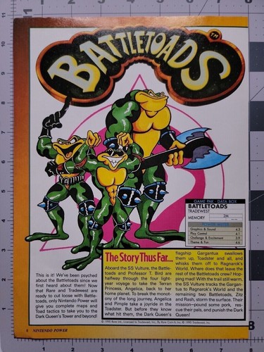 Battletoads Rare Original Print Ad / Poster Game Promo Art | eBay