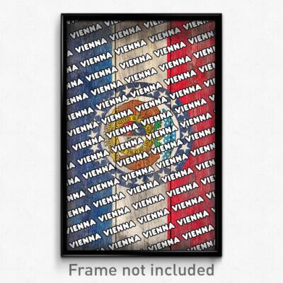 Vienna Missouri Poster (MO City Souvenir 11x17 Town Print) | eBay