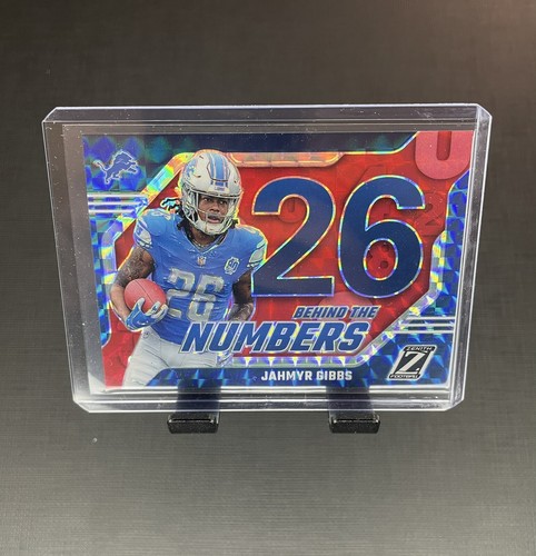 2023 NFL Panini Zenith Jahmyr Gibbs Rookie Card Behind The Numbers Red ...
