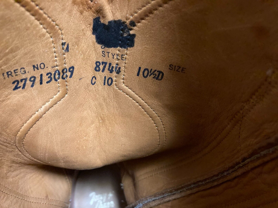 Tony Lama Hornback Lizard USA Leather Cowboy Boots 10.5 D Exotic Style ...