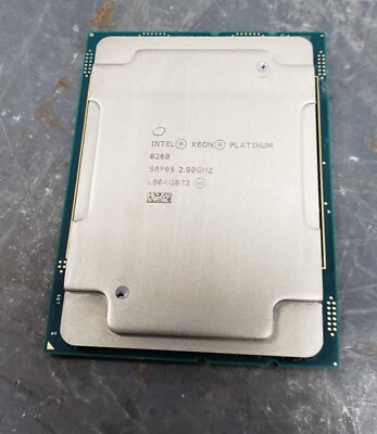 SRF95-INTEL XEON PLATINUM 8268 2.90GHZ/24CORE CPU PROCESSOR-CH | eBay