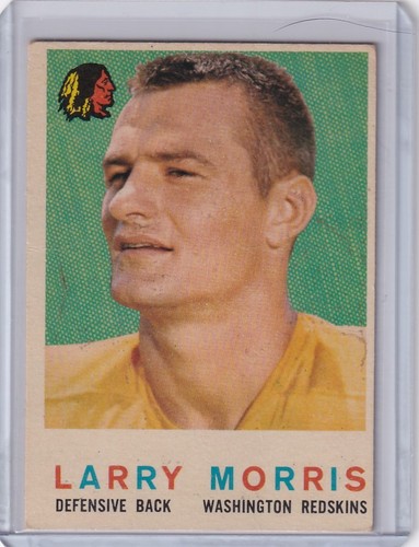 1959 Topps Football # 141 Larry Morris - Washington Redskins | eBay
