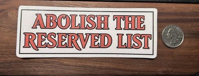 Abolish The Reserved List (Magic The Gathering) Glossy Vinyl Sticker | eBay