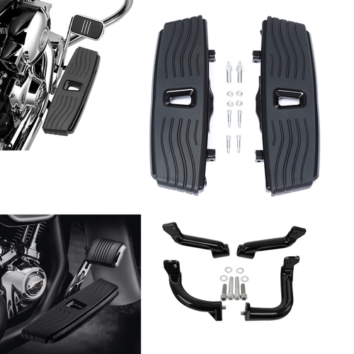 Driver Floorboard Footboard Bracket Fit For Harley Touring Road Glide ...
