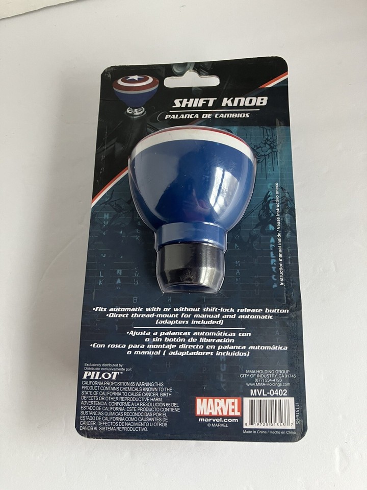 Marvel Avengers Captain America Shift Knob Universal Fits Manual ...