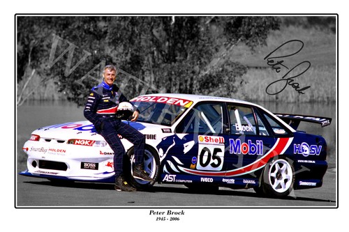 Peter Brock signed 12x18 inch photograph poster - The King of the ...