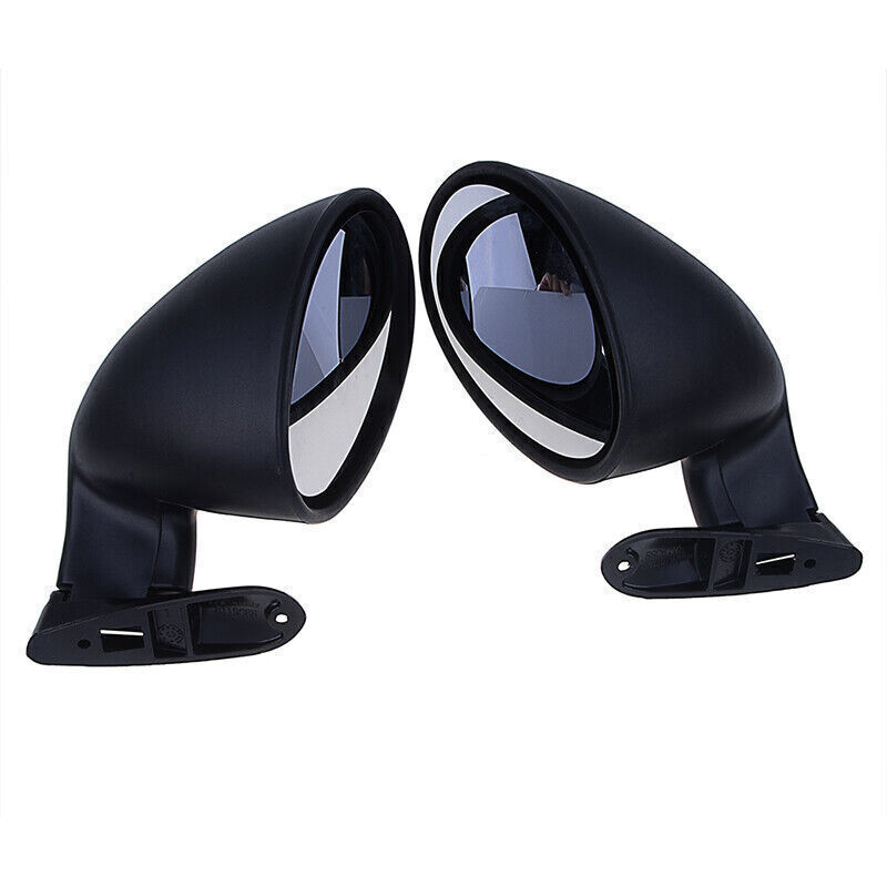 California Classic Universal Black Side Mirrors PAIR Hot Rod Rat Rod ...
